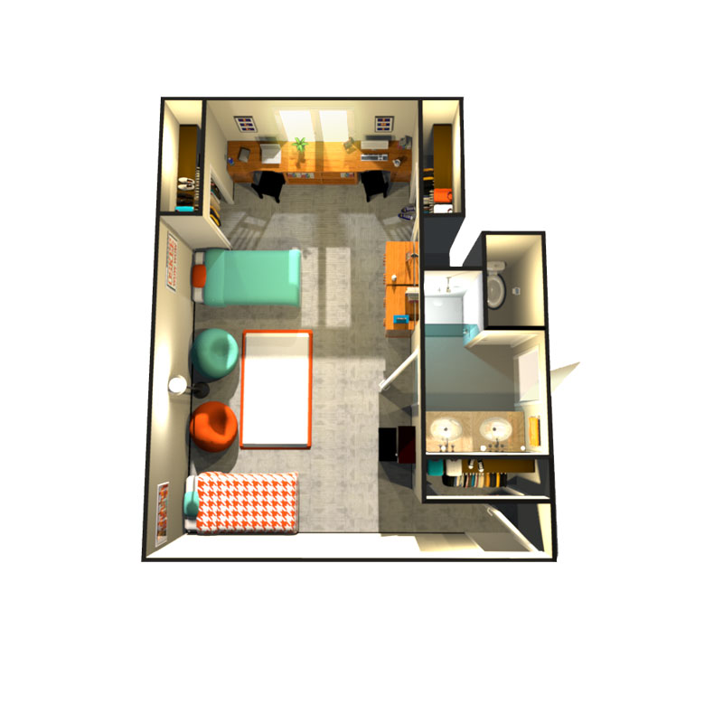 Rooms & Rates | UIUC Dorms | Bromley Hall