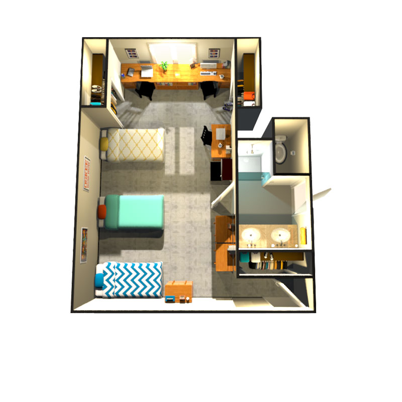 Rooms & Rates | UIUC Dorms | Bromley Hall